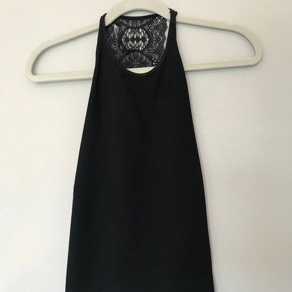Zara | Tops | Open Back Black Tank | Poshmark